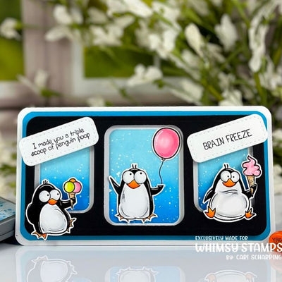 Penguin Poop Clear Stamps– Whimsy Stamps