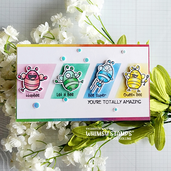 Bizzy Bees 2 Clear Stamps | Whimsy Stamps