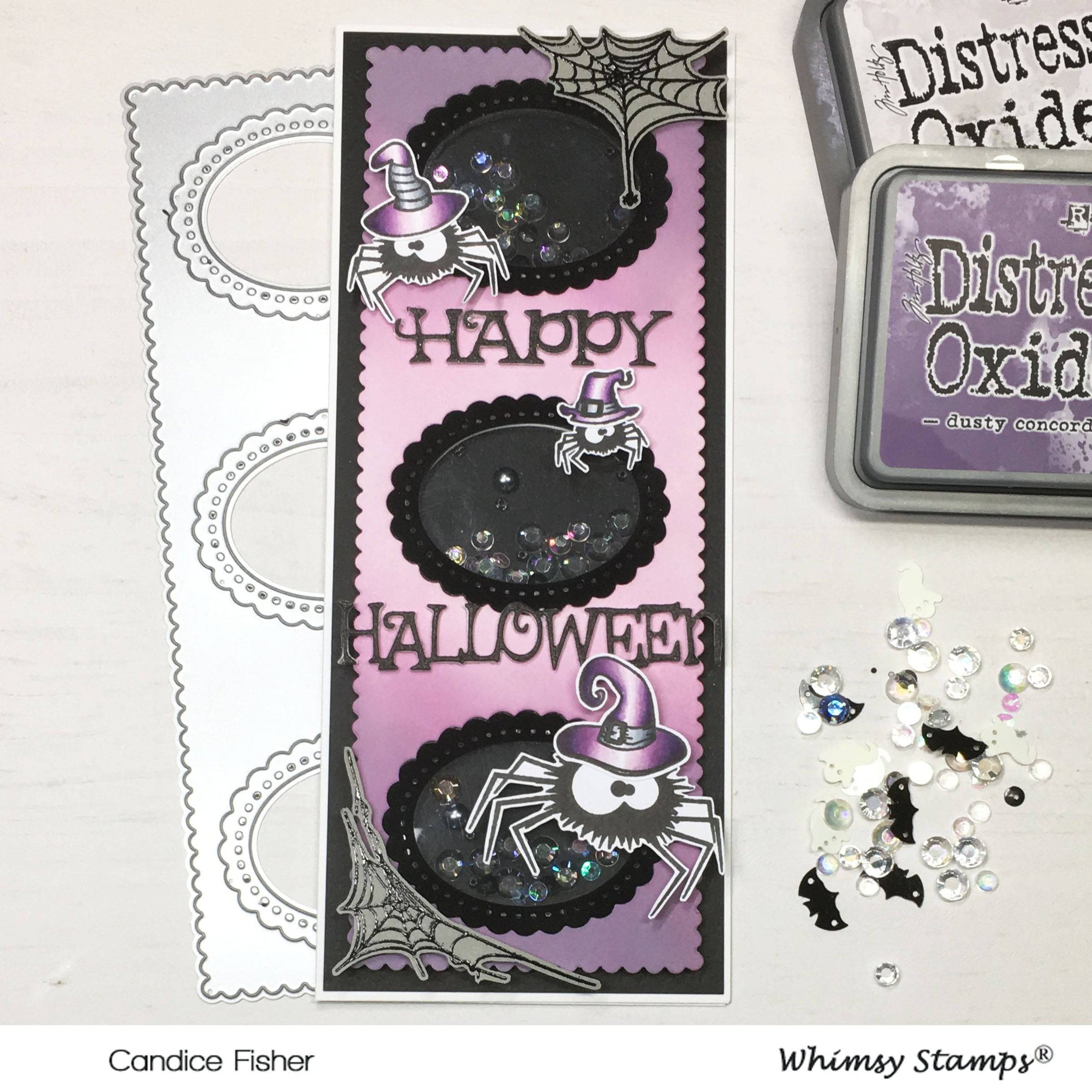 Slimline Scallop Die– Whimsy Stamps