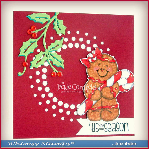 Gingerbread Man - Digital Stamp | Whimsy Stamps