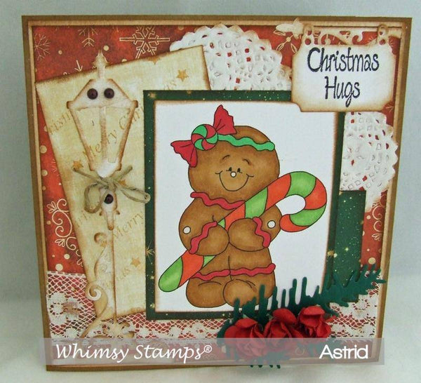 Gingerbread Man - Digital Stamp | Whimsy Stamps