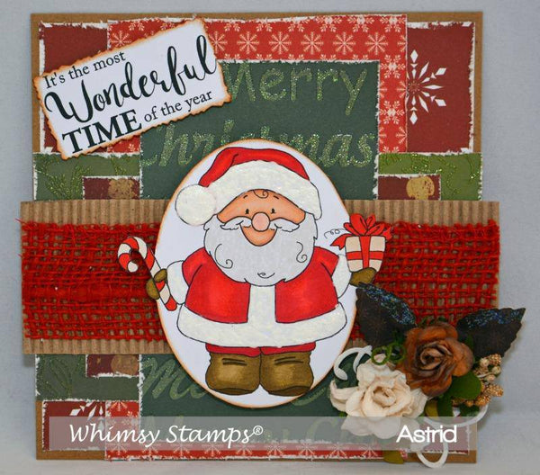 Santa - Digital Stamp | Whimsy Stamps