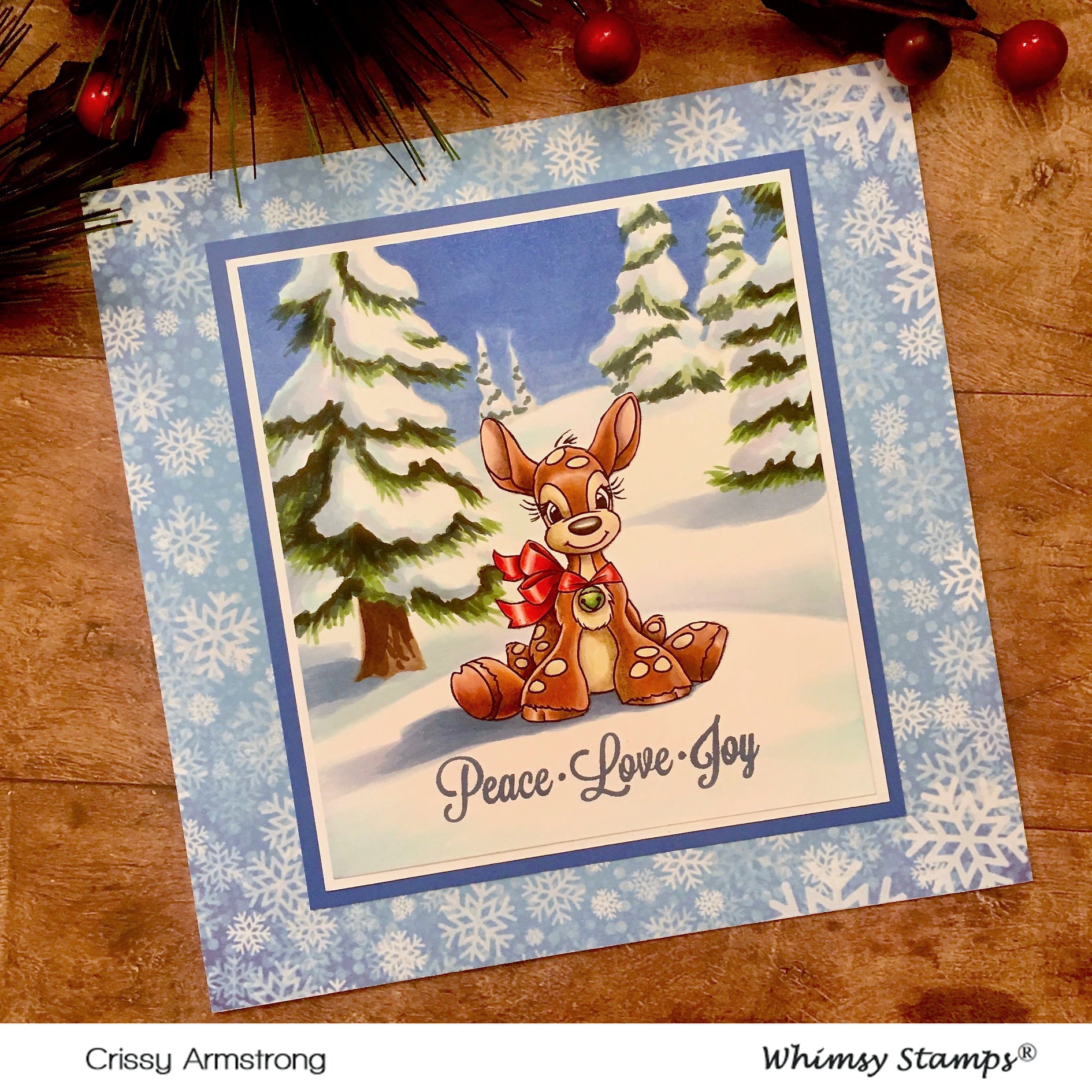 Christmas Critter Wishes Clear Stamps– Whimsy Stamps