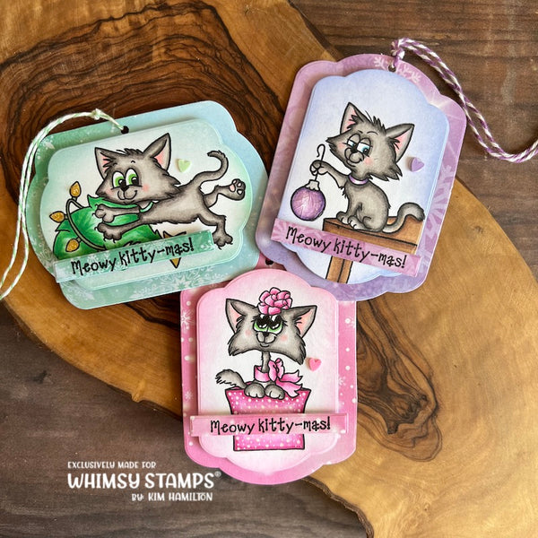 Cat Do Christmas Two Clear Stamps | Whimsy Stamps