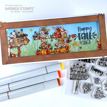 Autumn Vibes Clear Stamps | Whimsy Stamps