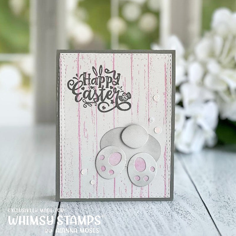 Easter Sentiments Clear Stamps– Whimsy Stamps