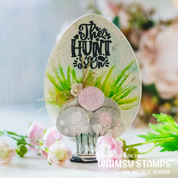 Easter Sentiments Clear Stamps | Whimsy Stamps
