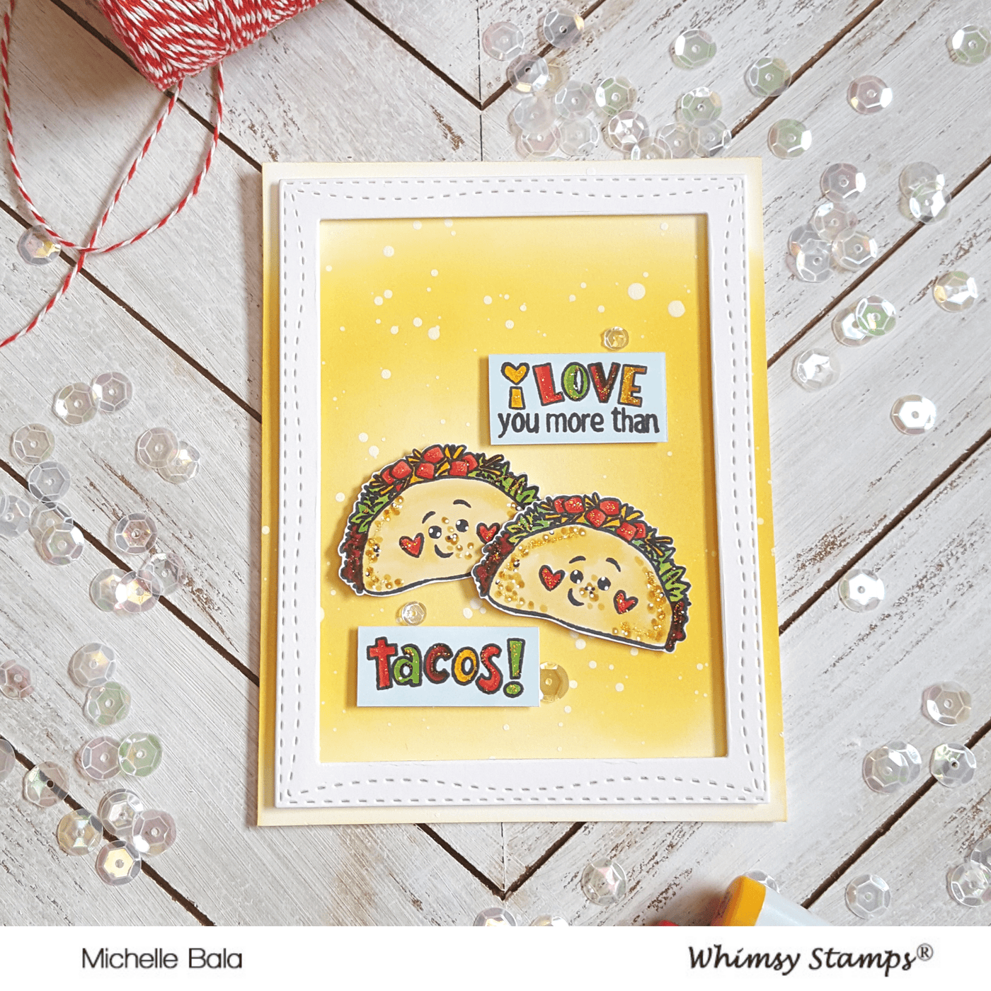 Wonky Stitched Rectangles Die Set– Whimsy Stamps