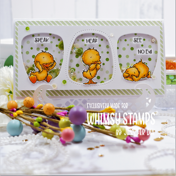 Whoopsie Clear Stamps | Whimsy Stamps