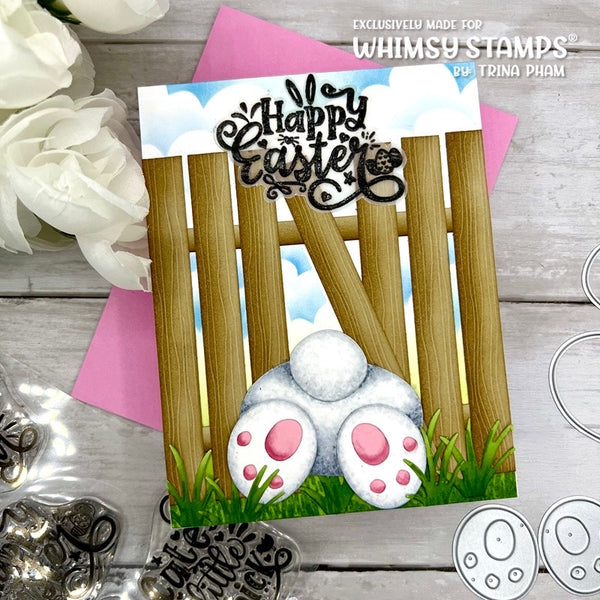 Easter Sentiments Clear Stamps | Whimsy Stamps