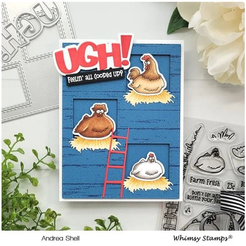 UGH! Word and Shadow Die Set– Whimsy Stamps
