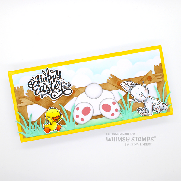 Easter Sentiments Clear Stamps | Whimsy Stamps