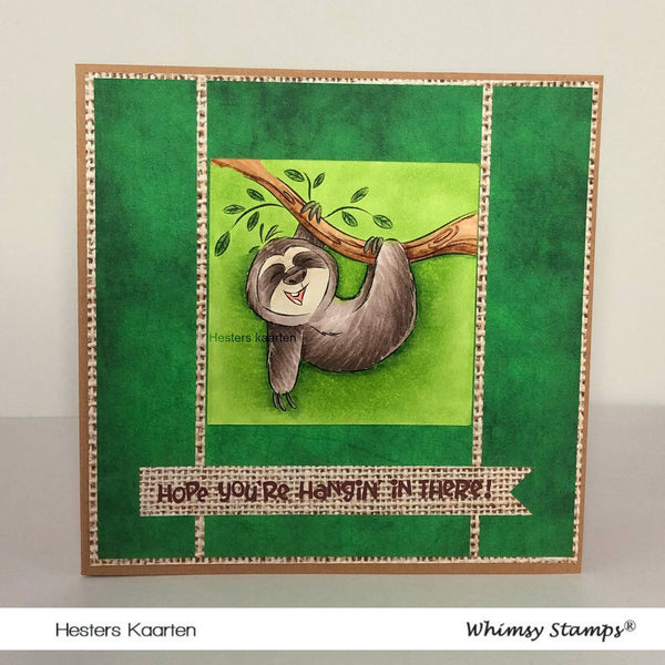 Sloth - Digital Stamp | Whimsy Stamps