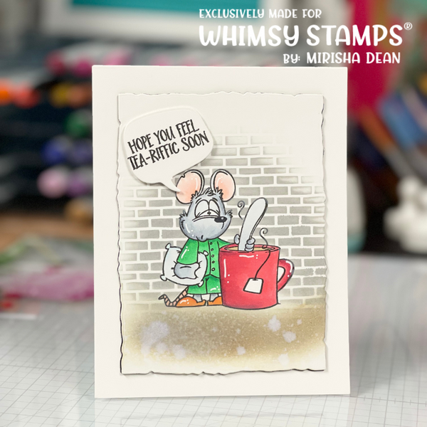 Hug in a Mug Clear Stamps | Whimsy Stamps