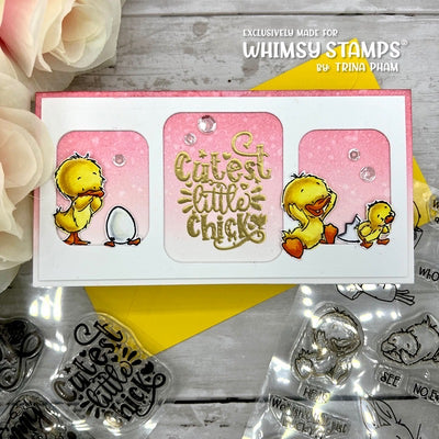 Easter Sentiments Clear Stamps– Whimsy Stamps