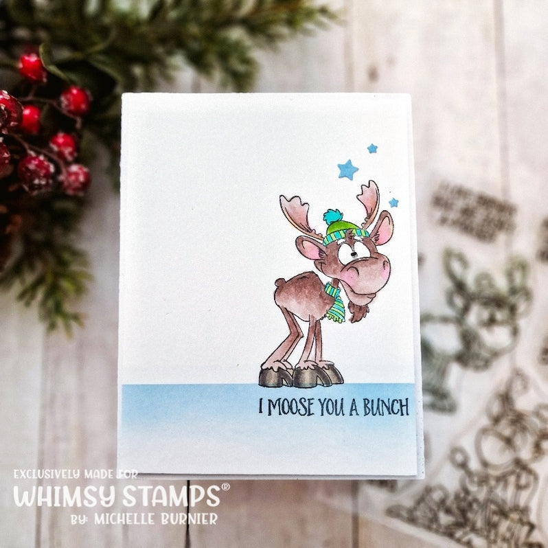 Moose You Clear Stamps– Whimsy Stamps