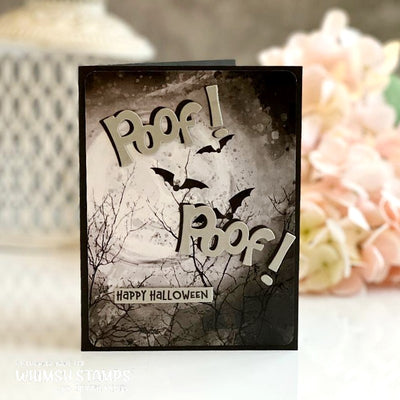 Poof! Word Die Set– Whimsy Stamps