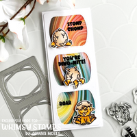 Roar, Stomp, and Chomp Clear Stamps– Whimsy Stamps