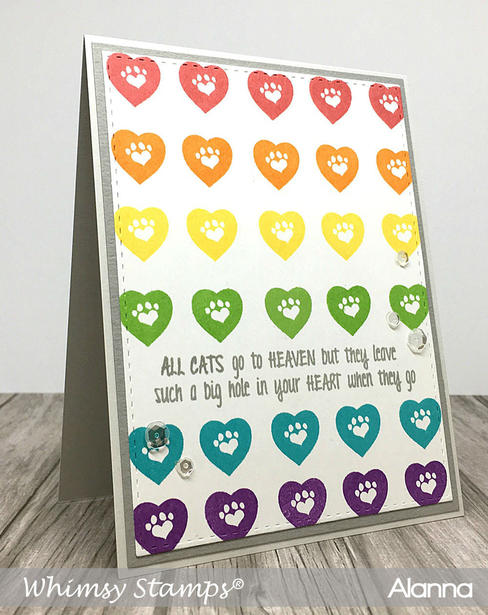 Rainbow Bridge Clear Stamps– Whimsy Stamps