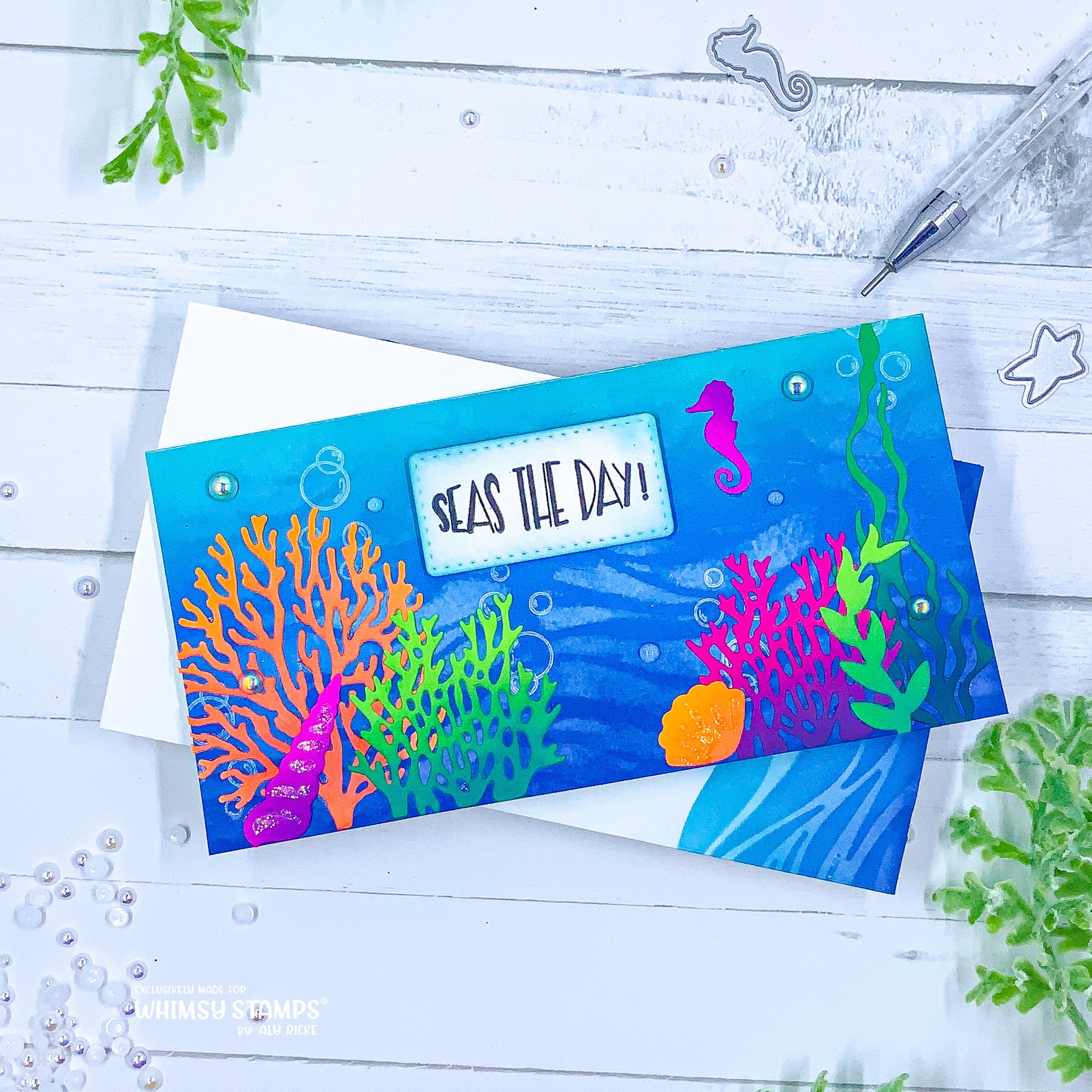 Build-an-Ocean Die Set– Whimsy Stamps