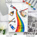 Array of Rainbows Die Set – Whimsy Stamps