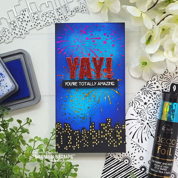 Slimline Cityscape Die Set | Whimsy Stamps