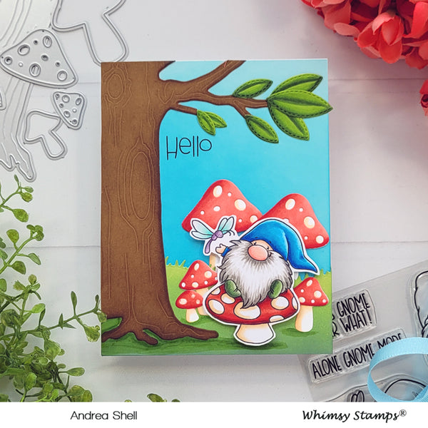 Gnome Friends Clear Stamps | Whimsy Stamps