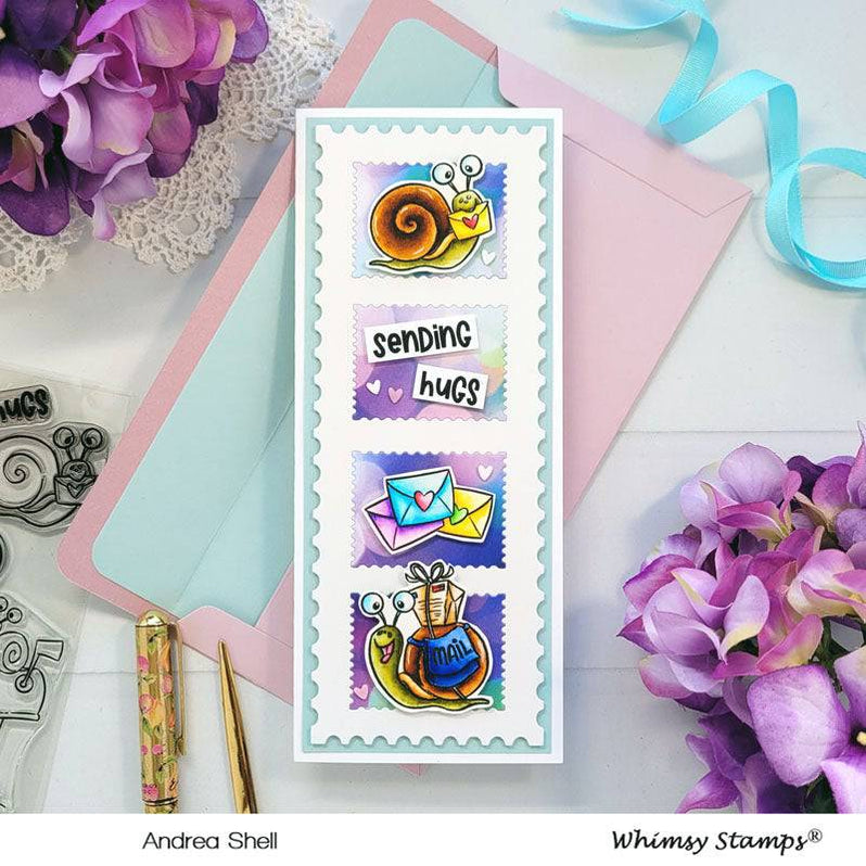 Snail Mail Clear Stamps– Whimsy Stamps