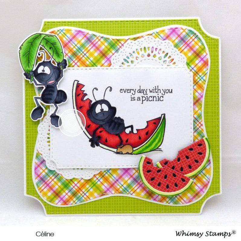 Ants at a Picnic Clear Stamps– Whimsy Stamps