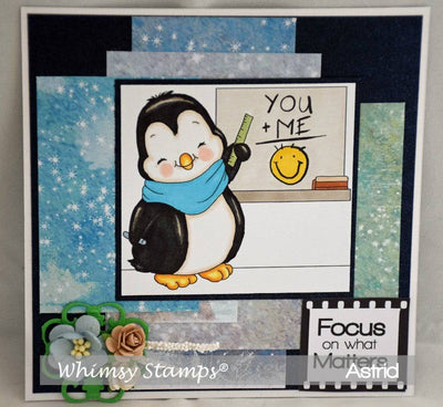 Penguin Teacher - Digital Stamp– Whimsy Stamps