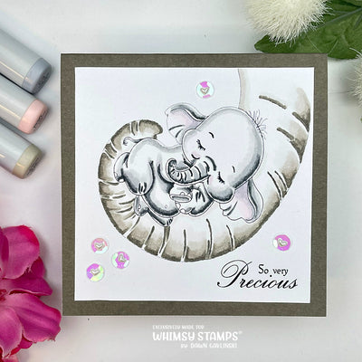 Baby Ellie Cuddles - Digital Stamp– Whimsy Stamps