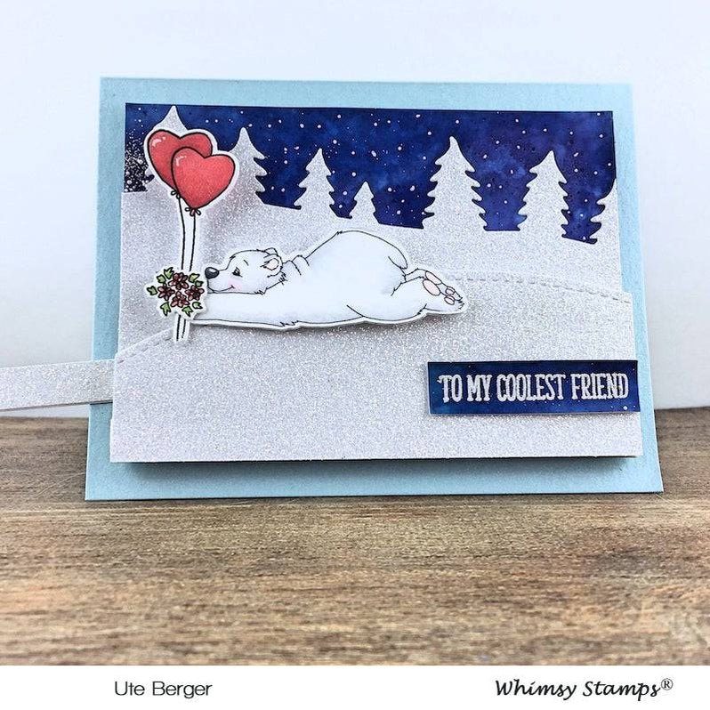 Sliding Bear - Digital Stamp– Whimsy Stamps