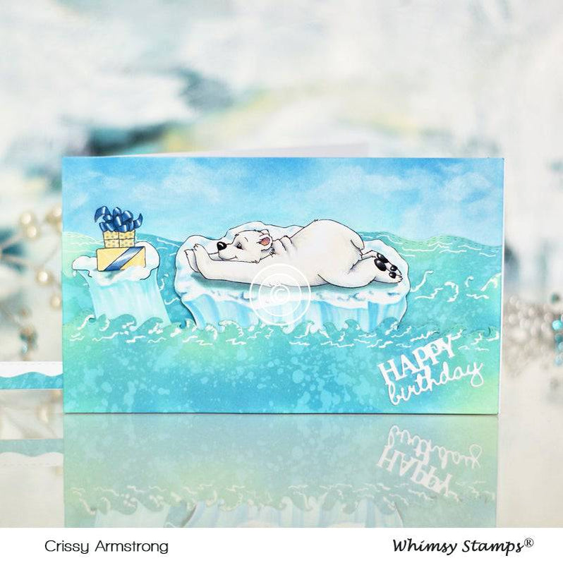 Sliding Bear - Digital Stamp– Whimsy Stamps