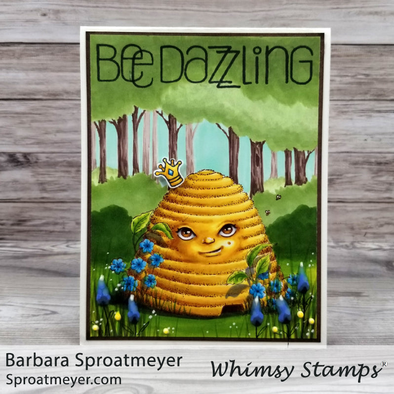 Polka Dot Pals Faces Clear Stamps– Whimsy Stamps