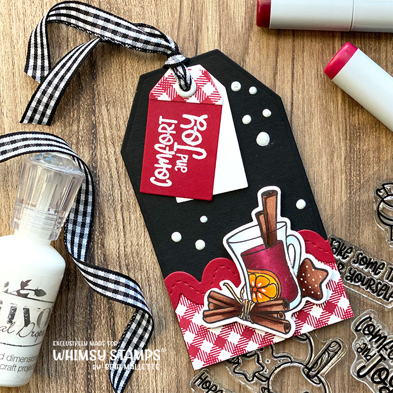 Comfort and Joy Clear Stamps– Whimsy Stamps