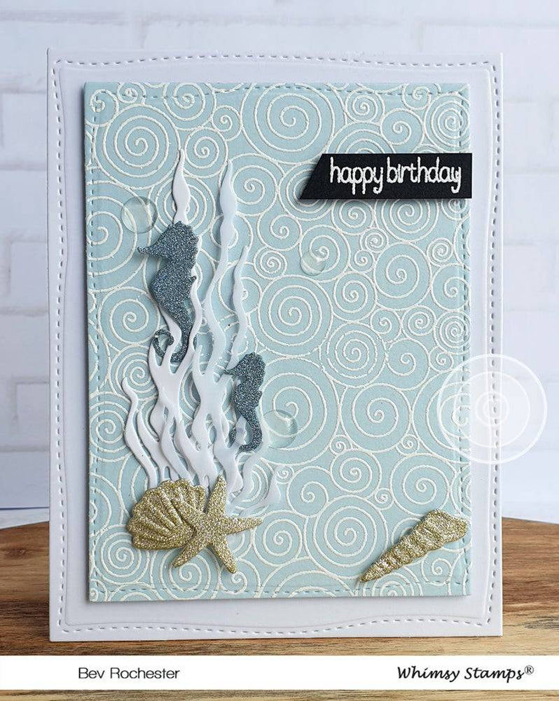 Build-an-Ocean Die Set– Whimsy Stamps