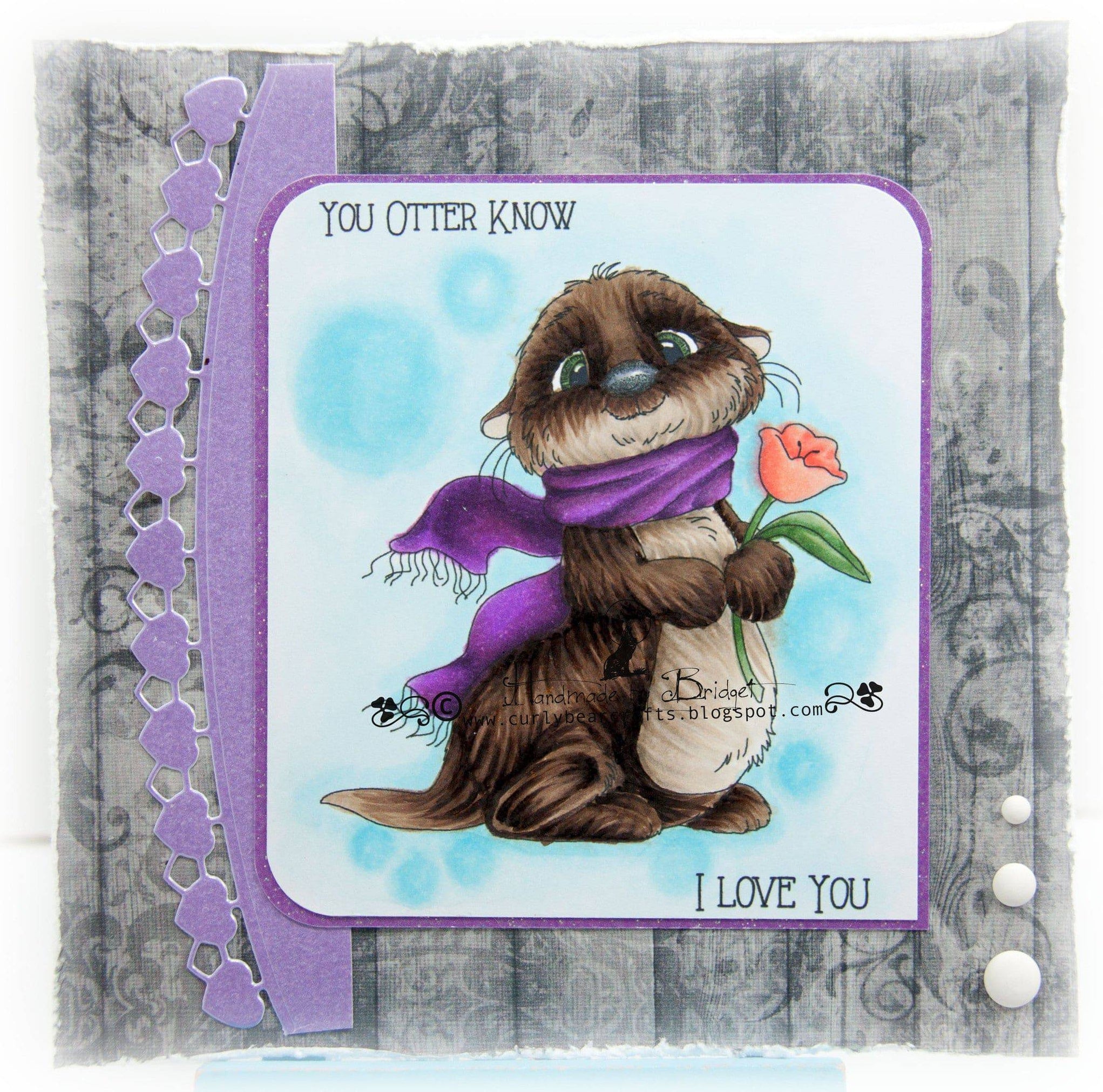 My Significant Otter - Digital Stamp– Whimsy Stamps