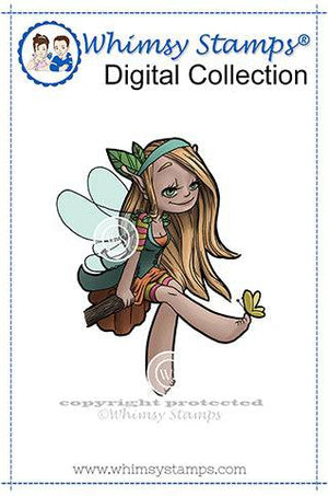 Butterfly Fairy - Digital Stamp– Whimsy Stamps