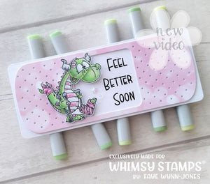 Get Well Dragons Clear Stamps– Whimsy Stamps