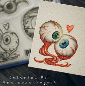 Eye Scream Clear Stamps– Whimsy Stamps