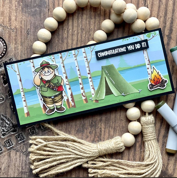 Happy Camper Die Set | Whimsy Stamps