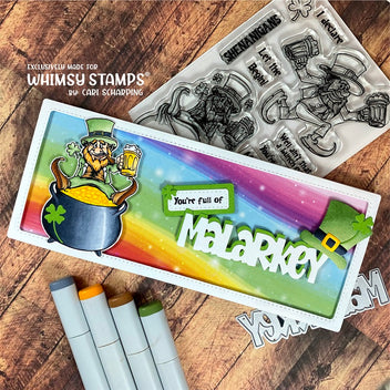 Malarkey Word Die Set | Whimsy Stamps