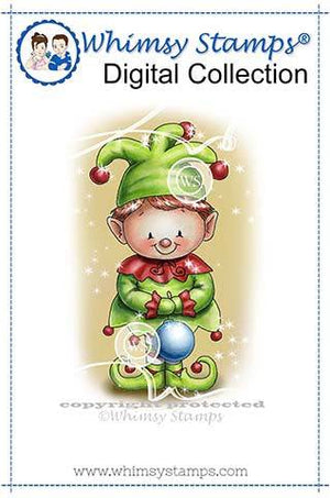 Christmas Elf - Digital Stamp– Whimsy Stamps