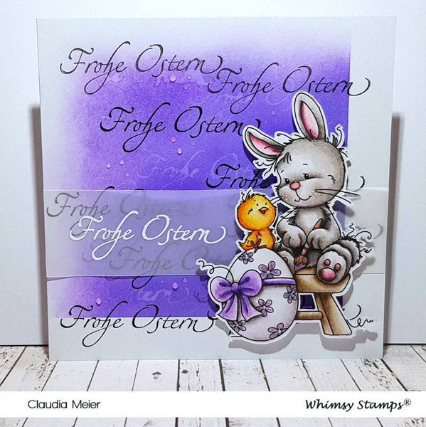 Easter Bunny - Digital Stamp | Whimsy Stamps
