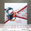 Penguin Heart Hugs - Digital Stamp | Whimsy Stamps