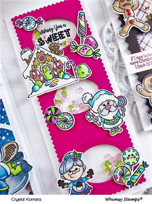 Slimline Scallop Die– Whimsy Stamps