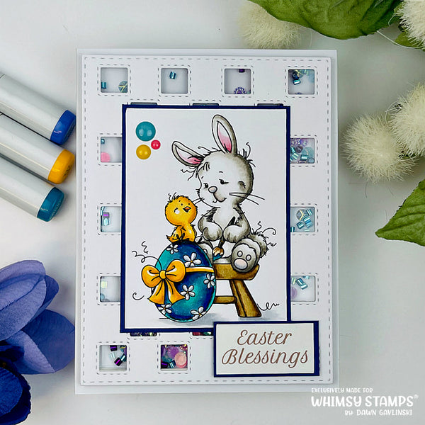 Easter Bunny - Digital Stamp | Whimsy Stamps