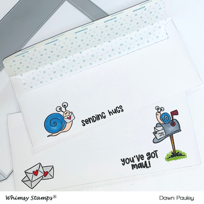 Slimline Envelope Builder Die Set– Whimsy Stamps