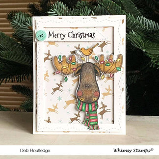 Moose Lights - Digital Stamp