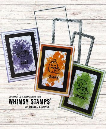 Slimline ATC Windows Die Set | Whimsy Stamps